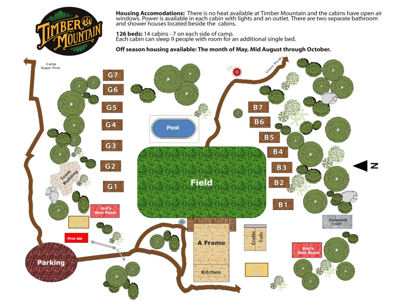 Maps and Directions | Sugar Pine Christian Camps in Oakhurst, CA